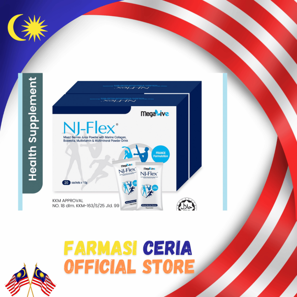 MegaLive NJ-Flex Forte 20 sachet [Joint Supplement] | Shopee Malaysia