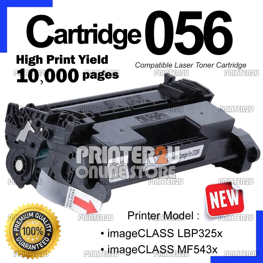 Compatible to CANon 056 056H Cartridge 056 056H CRG056 LBP325x LBP325 ...