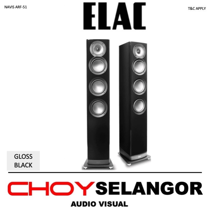 ELAC Navis ARF-51 Powered Floorstanding Speaker (Pair) | Shopee Malaysia