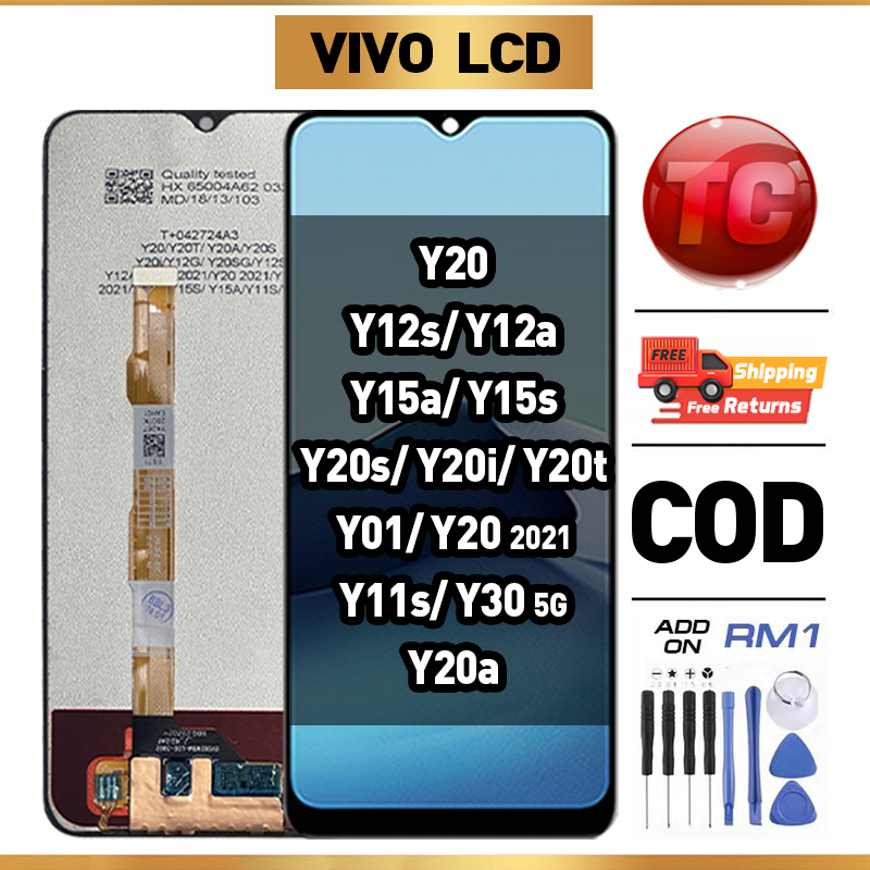 LCD VIVO Y20/ Y20s/ Y20i/ Y12s/ Y12a/ Y15a/ Y15s/ Y01/ Y11s/ Y30 5G ...