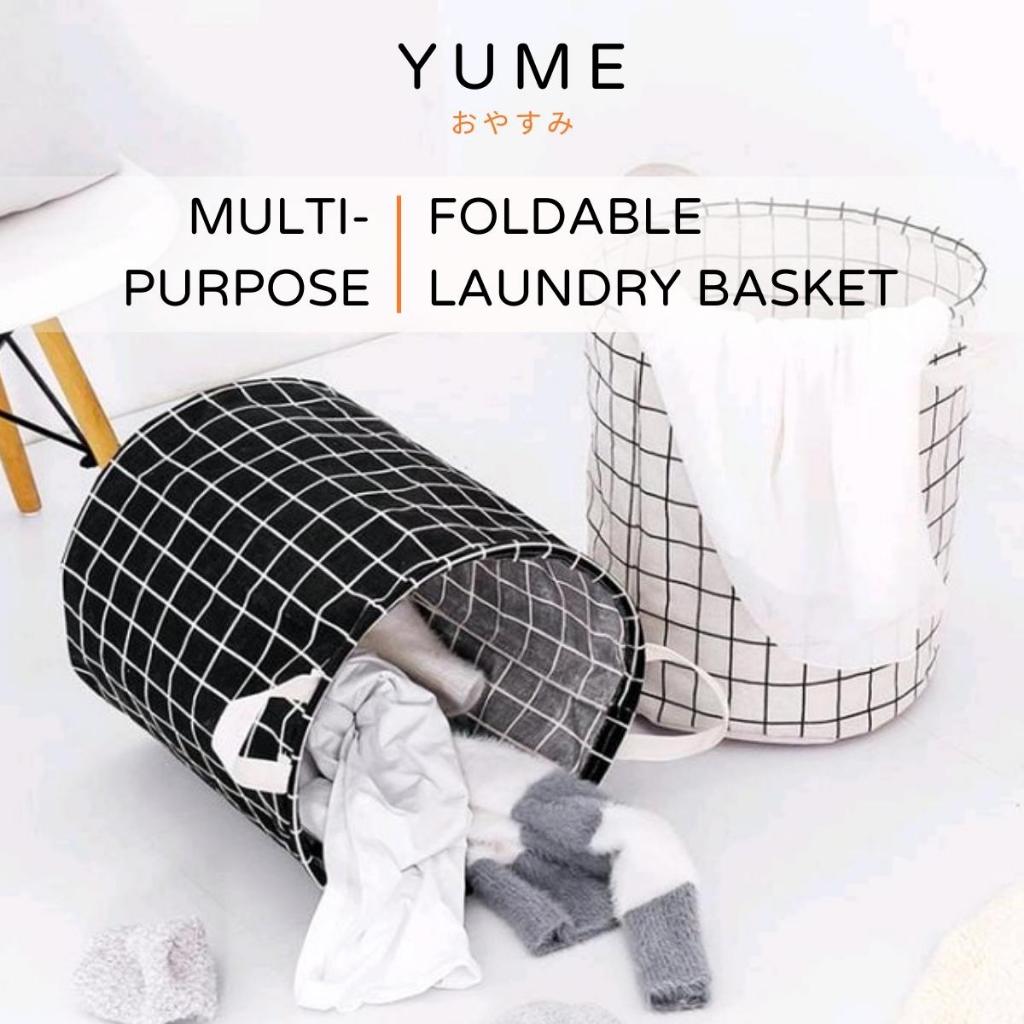 YUME Bakul Kain Dirty Clothes Laundry Basket Storage Waterproof Large ...