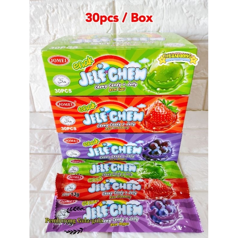Jele Chew Chewy Candy + Jelly Enak 30pcs / Box | Shopee Malaysia