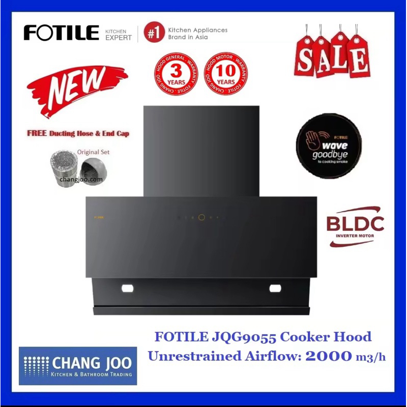 FOTILE JQG9055 Fotile Chimney Hood | Shopee Malaysia