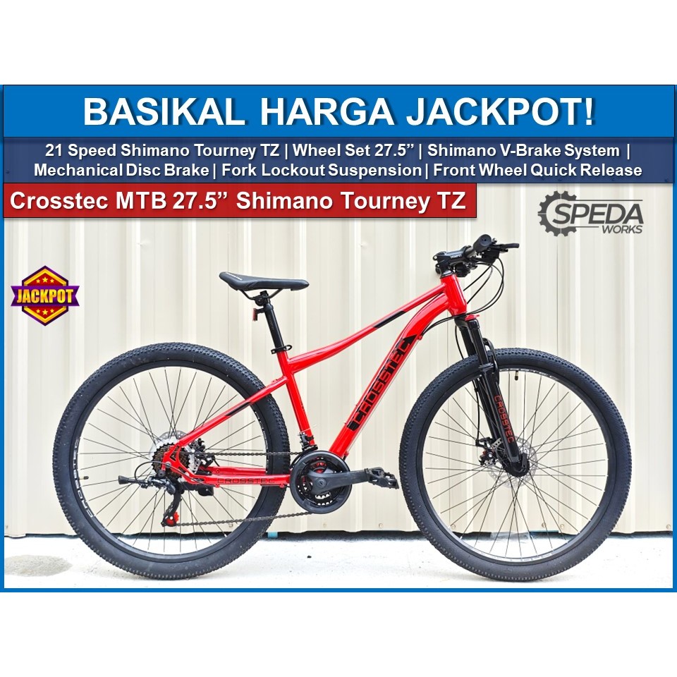 CHEAPEST MTB CROSSTEC 27.5 21 SPEED | Shopee Malaysia