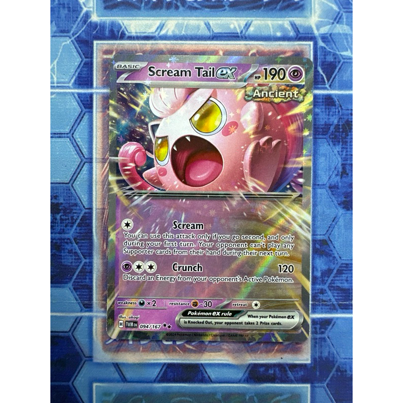 Pokemon Card PTCGO Scream Tail ex 094/167 | Shopee Malaysia