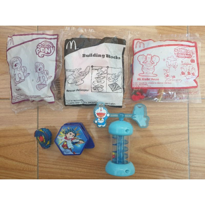 McDonald's Happy Meal Toy / Beyblade / SpongeBob / Doreamon / Pony ...