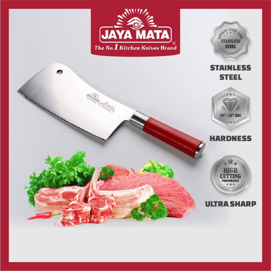 [JAYA MATA] MONALISA Bone Chopper (7") JM65 (Kitchen Knife/ Pisau Dapur ...