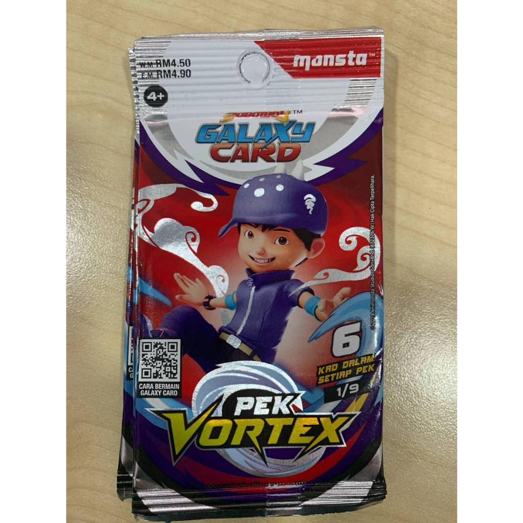Kad Boboiboy Galaxy Card Pek Vortex 1/9 | Shopee Malaysia