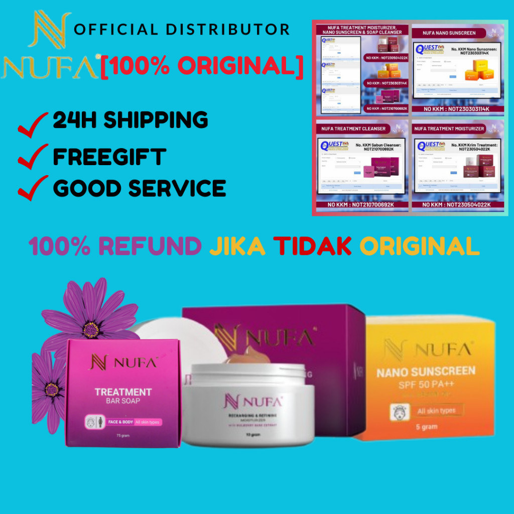 NUFA TREATMENT MOISTURIZER KRIM HAPUS JERAGAT VIRAL ORIGINAL | Shopee ...
