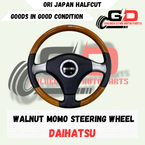 Daihatsu Walnut MOMO Steering Wheel | Shopee Malaysia