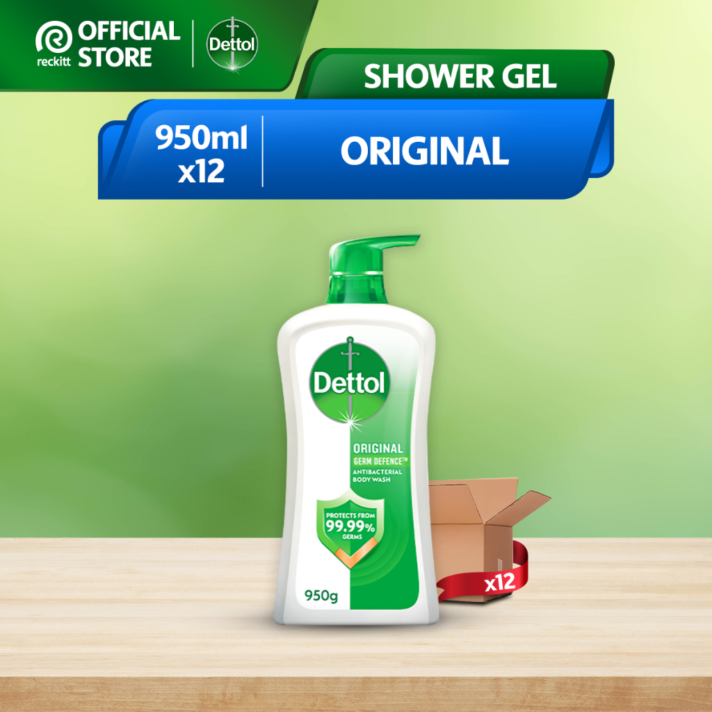 Dettol Antibacterial Shower Gel Body Wash (950ml/900ml) (Carton ...