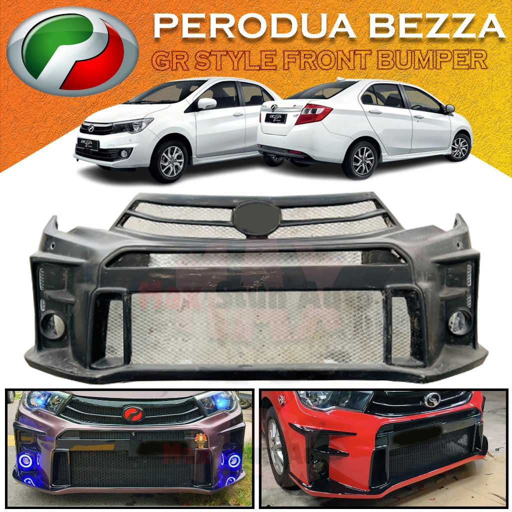 PERODUA BEZZA 2013-2019 TO 2020-2024 GR STYLE FRONT BUMPER MATERIAL ...