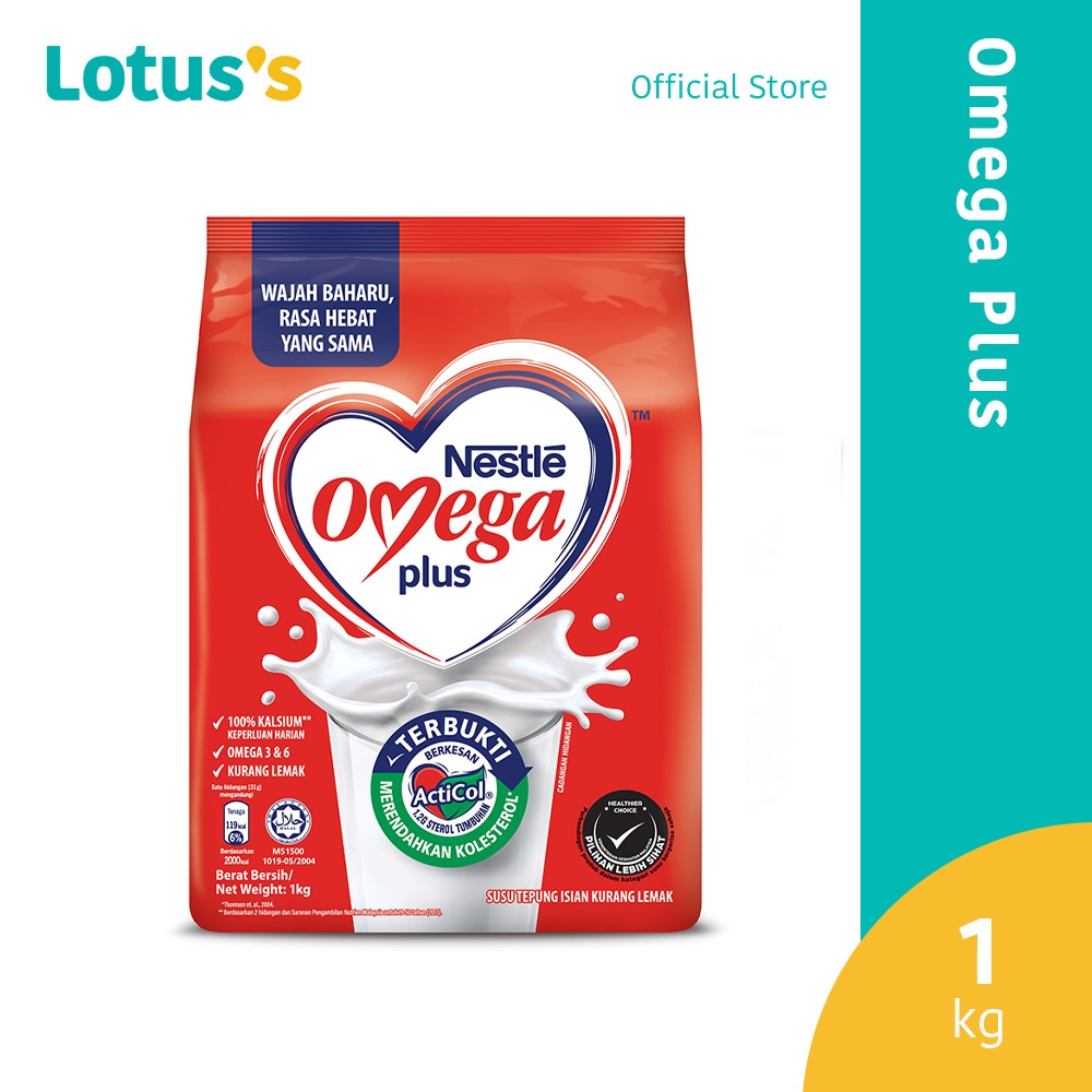 Nestle Omega Plus Milk Powder 1kg | Shopee Malaysia