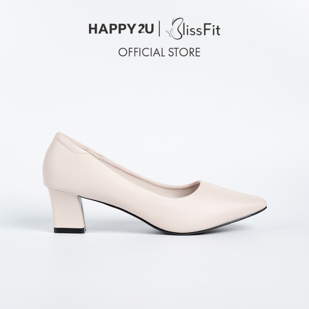 HAPPY2U Bibi Square Pump Heels | Shopee Malaysia