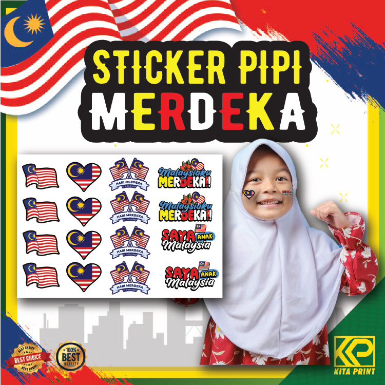 STICKER PIPI MERDEKA DESIGN 2024/ ACCESORIES FOR KIDS/ STICKER PIPI ...