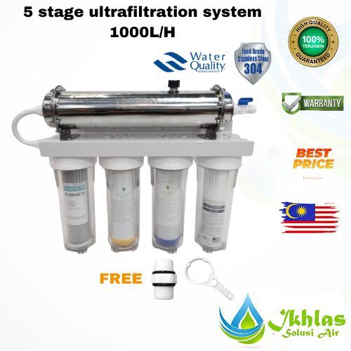 10" 5 Stage WATER FILTER / PP , UDF, CTO, T33, UF Filter ...