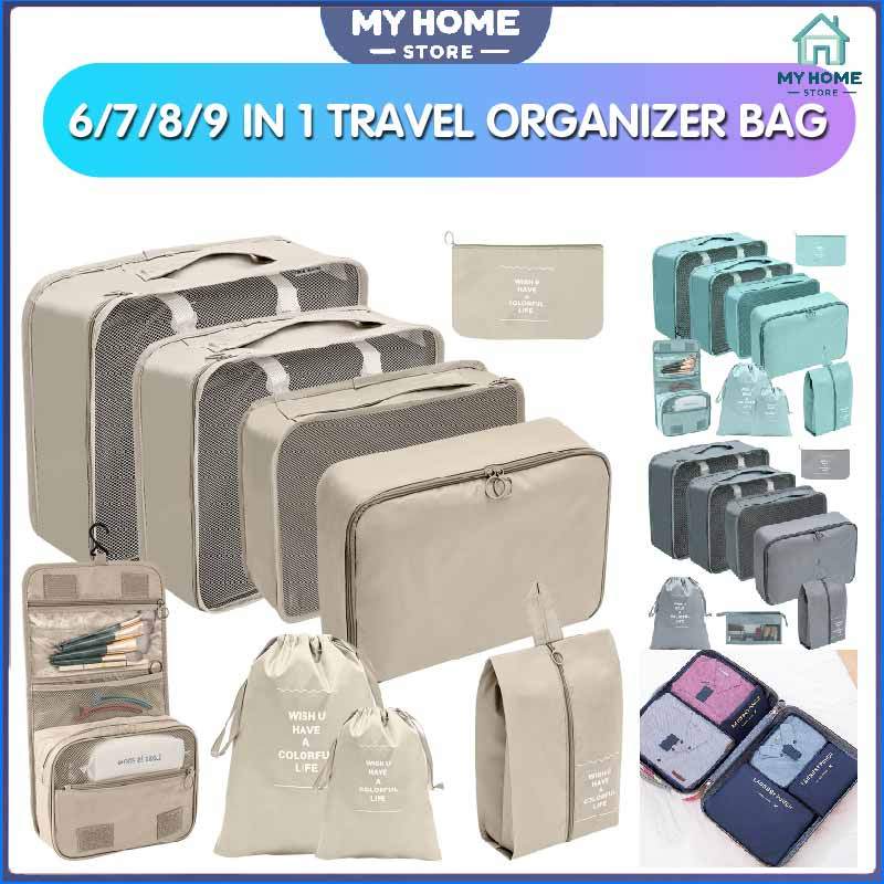 6/7/8/9 in 1 set travel storage bag Luggage storage box Luggage travel ...
