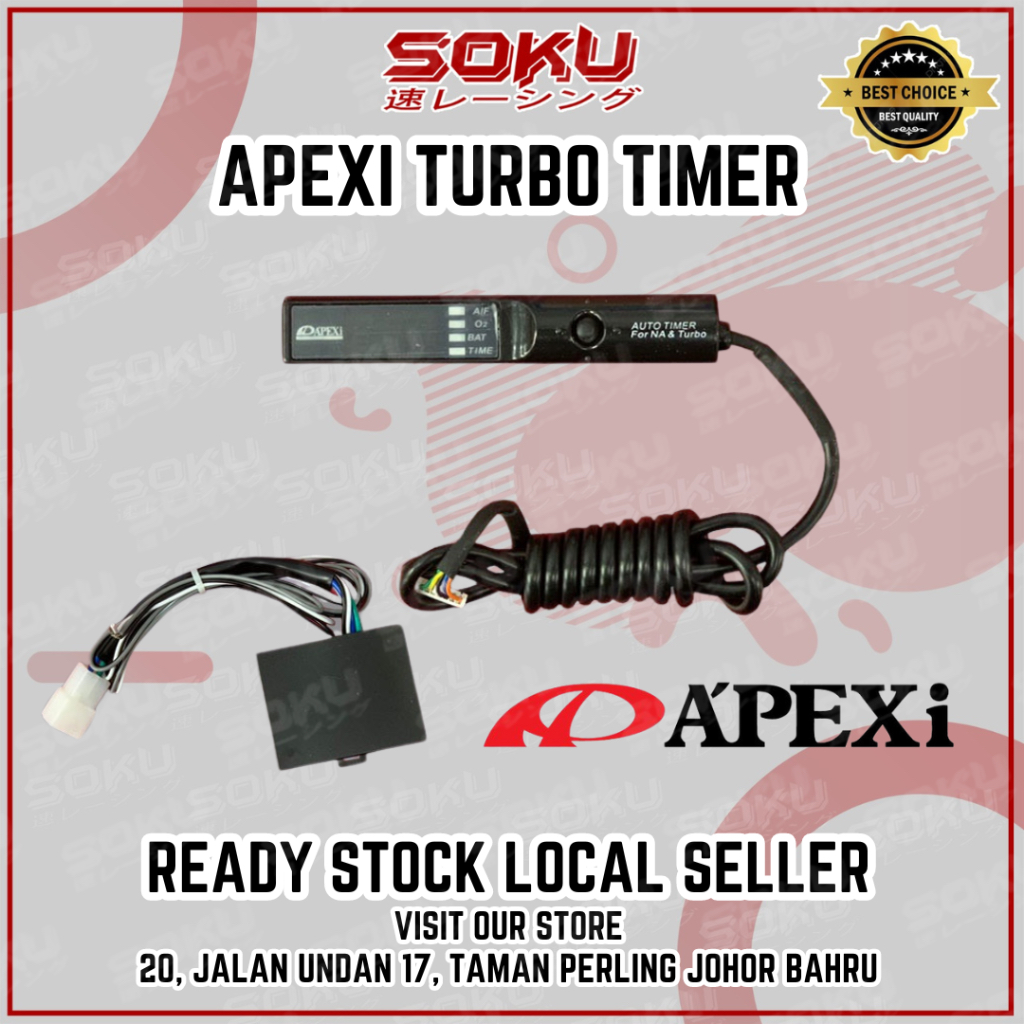 ORIGINAL THAILAND APEXI TURBO TIMER UNIVERSAL N/A & TURBO CAR USE ...