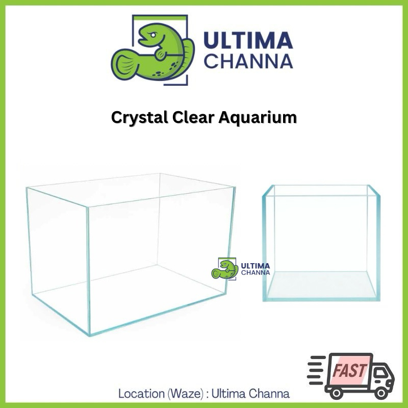 [WALK-IN ONLY] Ultra Clear Tank / Crystal Clear Aquarium 1ft 2ft 3ft ...