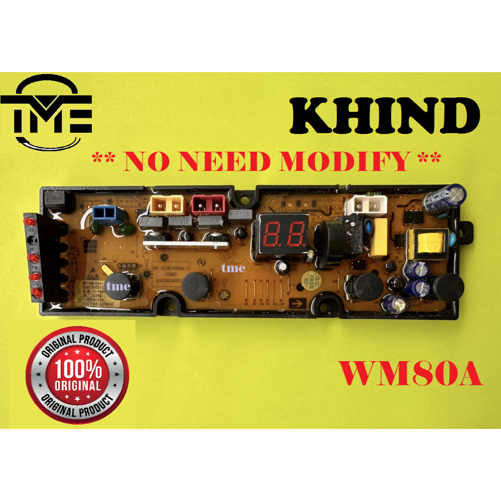 Original WM80A WM80 KHIND WASHING MACHINE PCB BOARD | Shopee Malaysia