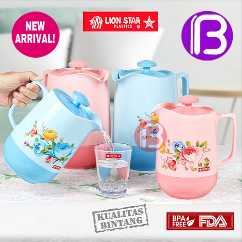 【BOSS & Bos's】NEW LION STAR K-1 1.3LTR THERMO JUG_JUG AIR PANAS & SEJUK_TAHAN PANAS JUG AIR（FREE ...