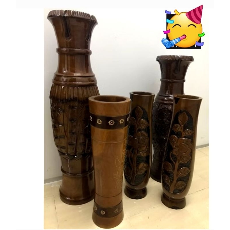 pasu kayu jati/paso kayu jati | Shopee Malaysia