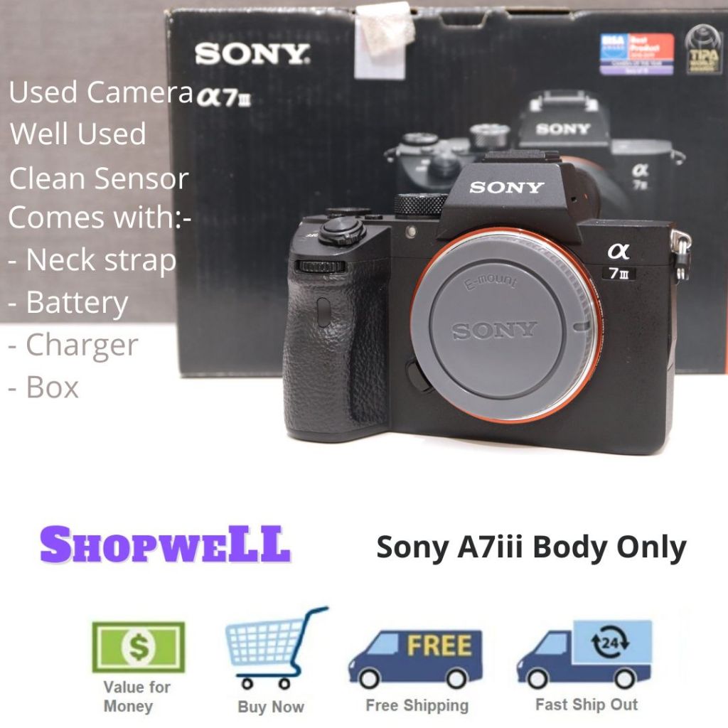Sony A7iii A7 Mark III Camera Body Only - Full Frame - Used Kamera Set ...