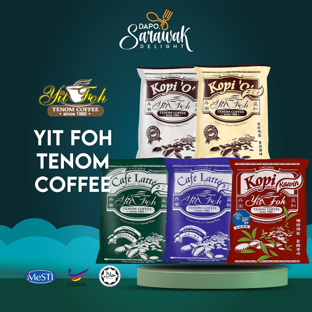Yit Foh Sabah Tenom Coffee | 沙巴益和咖啡 | Kopi O/Kopi O 2 in 1/Cafe Latte 2 ...