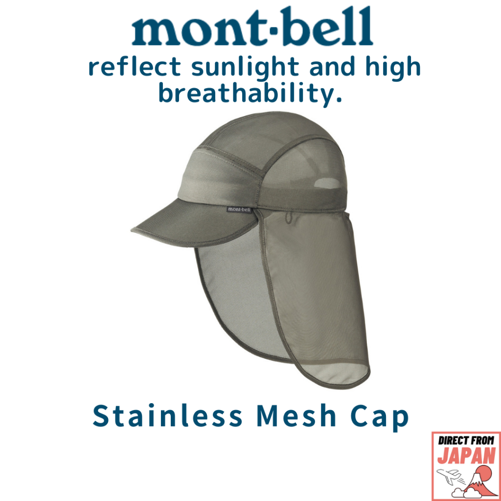 montbell Stainless Steel Mesh Cap【direct from Japan】 | Shopee Malaysia