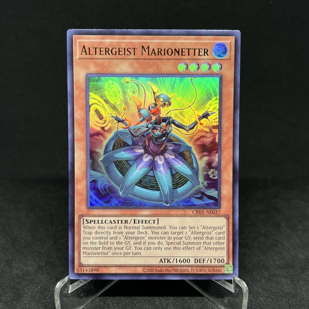 YUGIOH - Altergeist Marionetter - Ultra Rare UR ( CR01-AE037 ) [ JY CARD TRADING ] | Shopee Malaysia