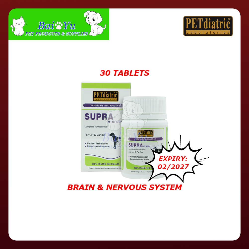 PETDIATRIC SUPRA MINERAL 30 TABLETS | Shopee Malaysia