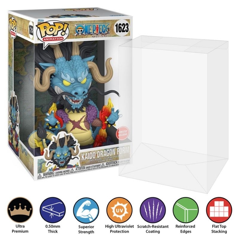 🦊[ 𝐑𝐄𝐀𝐃𝐘 𝐒𝐓𝐎𝐂𝐊 ]🦊 10 Inch Funko Protector Skinny Kaido Dragon Funko Pop ...
