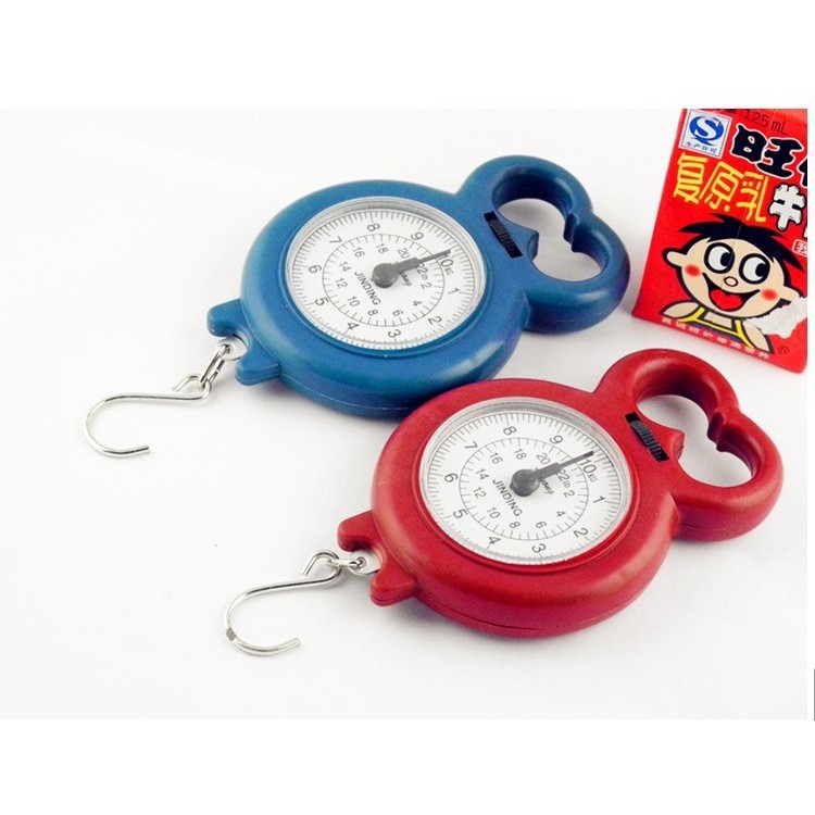 Portable Spring Scale 10KG 5KG Hanging Scale Mini Pointer Hook Scale ...