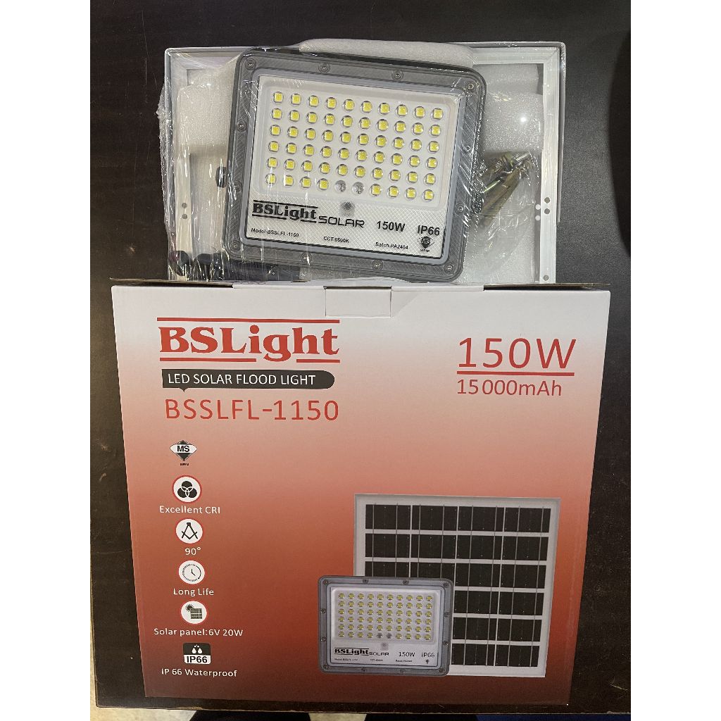 BS Light LED Solar Spotlight 150W / 300W / 500W | Shopee Malaysia