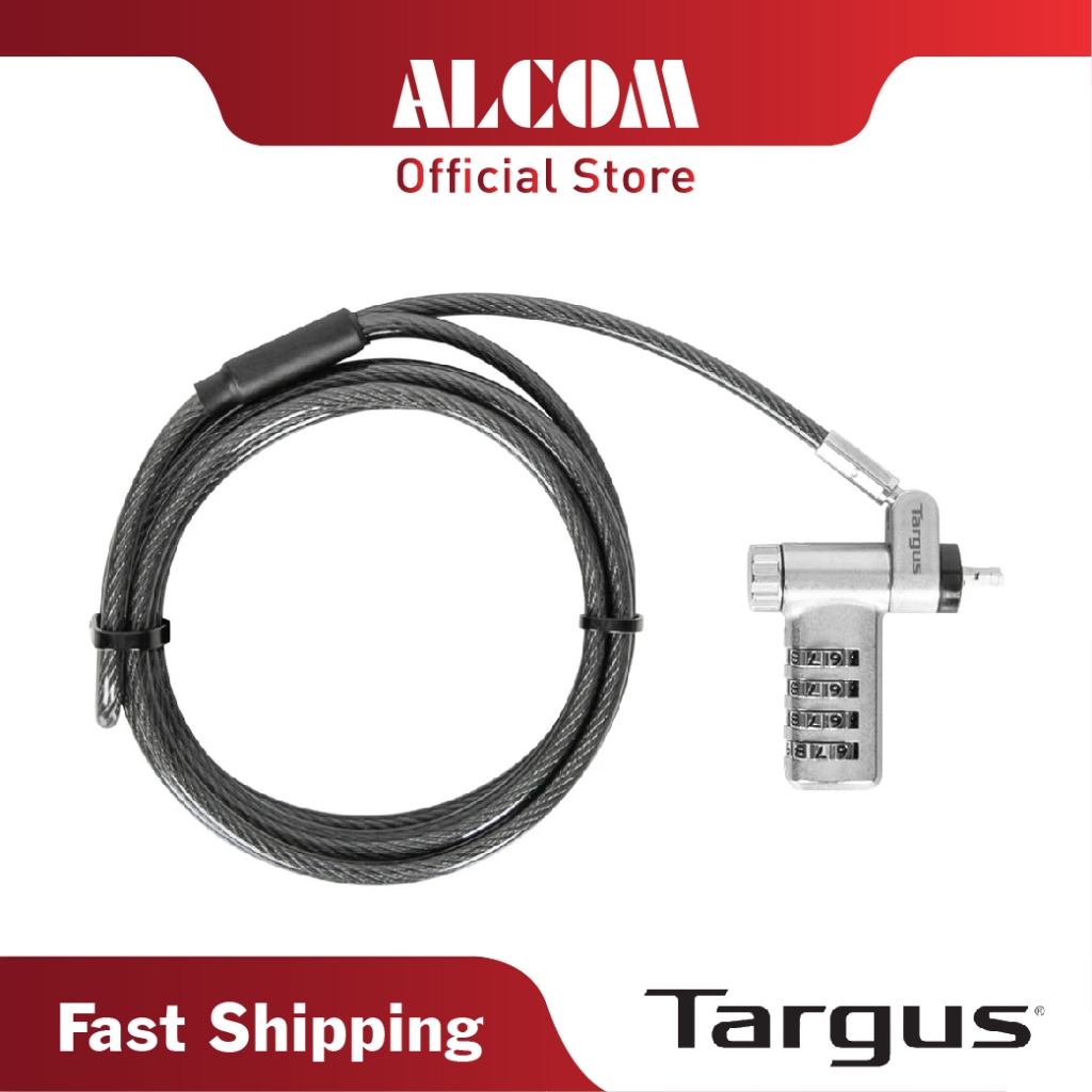 [New Arrival] TARGUS ASP96RGLX Defcon Laptop Universal Lock with ...