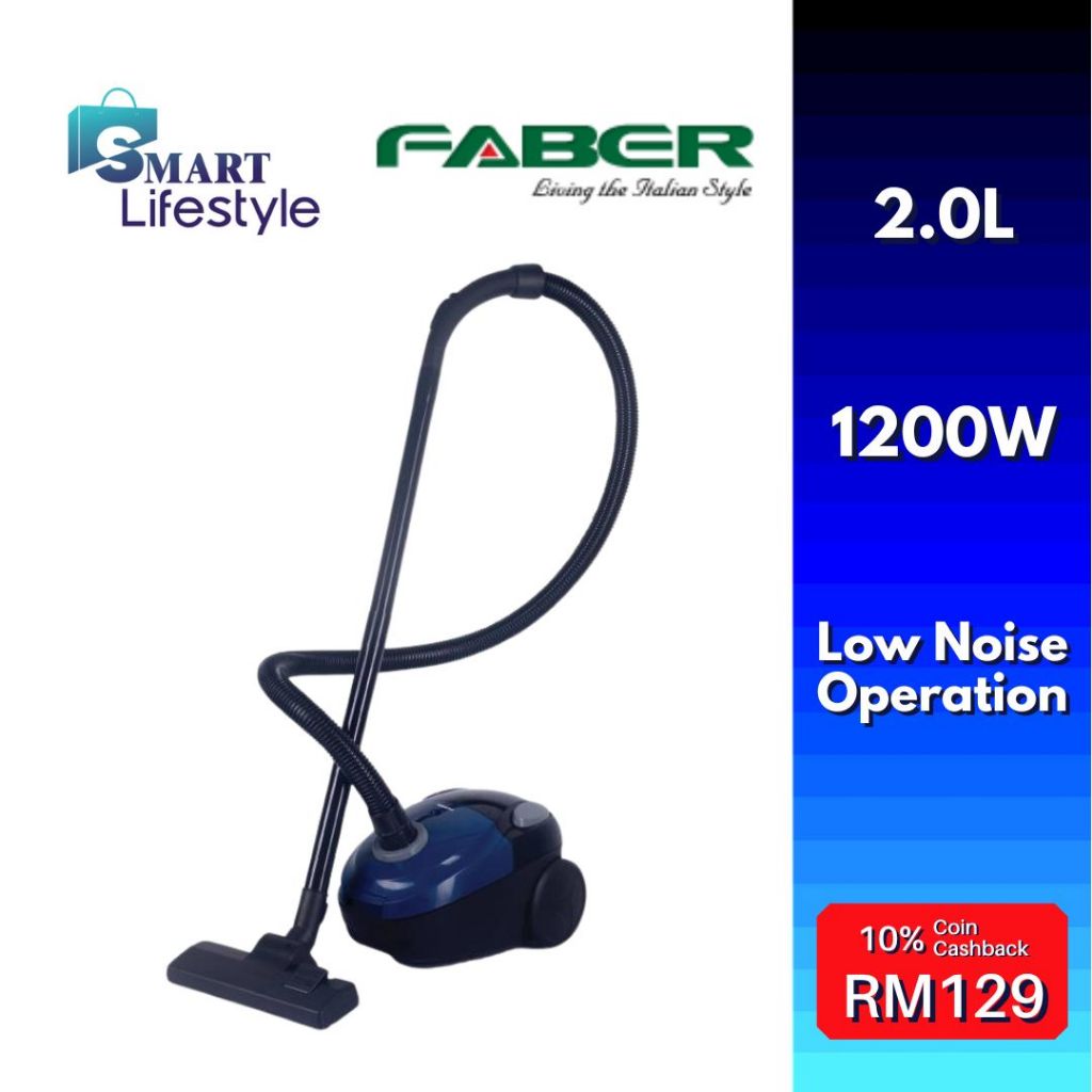 Faber Bagged Vacuum Cleaner (1200W) FVC B-1218 | Shopee Malaysia