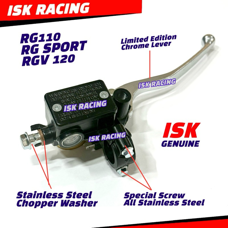 RG110 RGV 120 MASTER PUMP BRAKE KANAN TANGAN ATAS DEPAN FRONT BREK ...