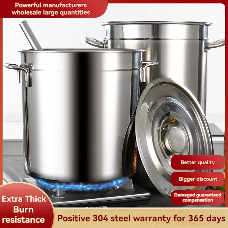 stainless steel set stock pot/Periuk Sup/home use small stock pot/large ...