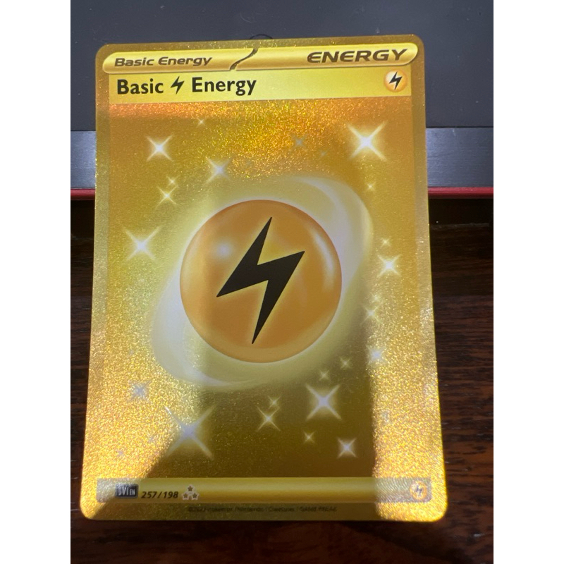Pokemon Tcg - Lightning Energy Hyper rare Gold | Shopee Malaysia