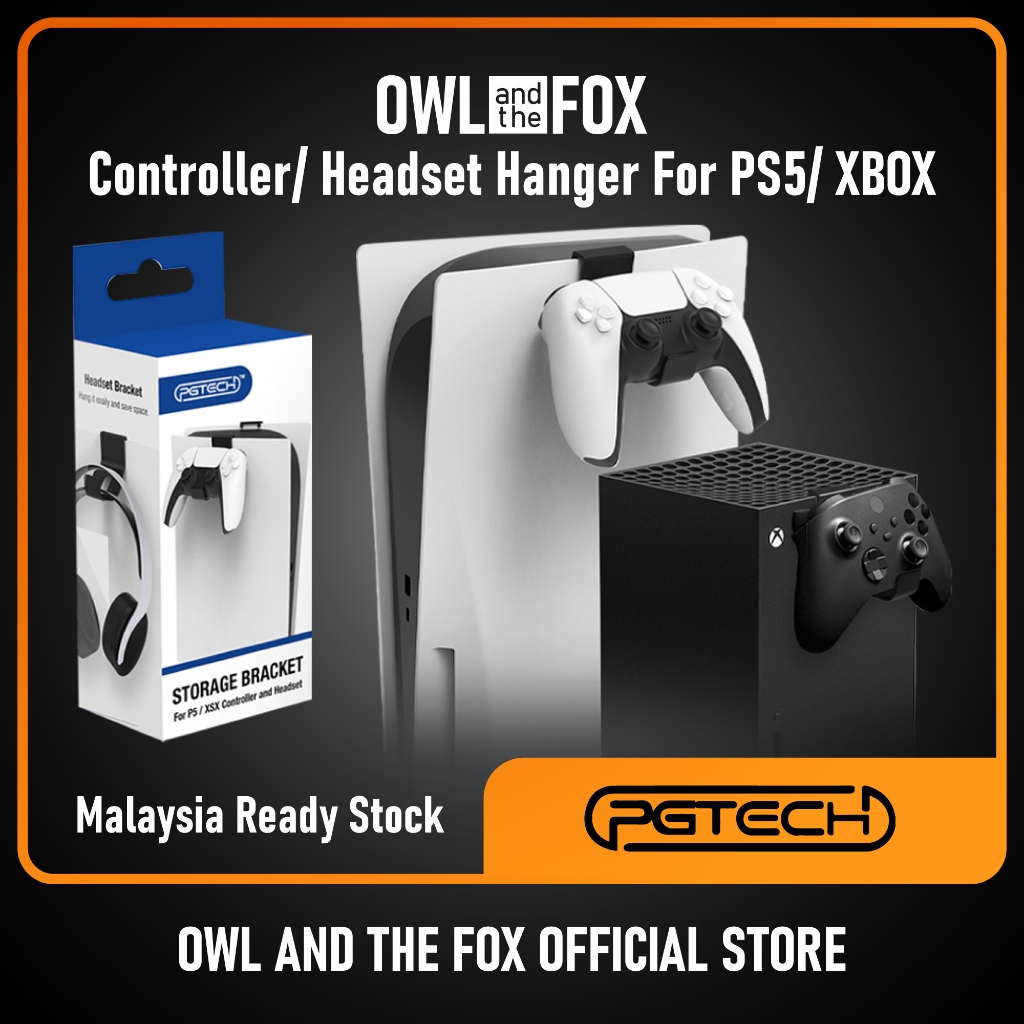 PGTECH PS5 Xbox Series Console Controller Headphone Headset Hanger Bracket Hook Mount Holder GP ...