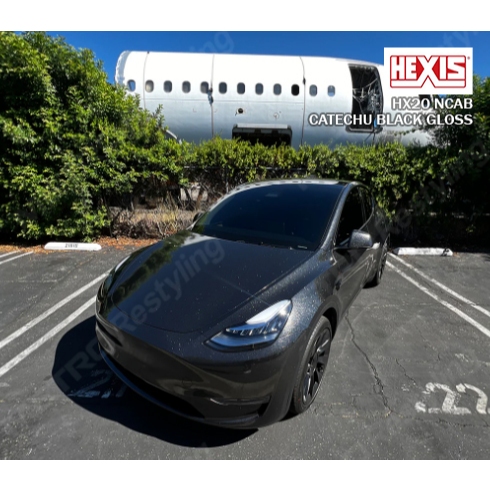 HEXIS Vinyl Wrap HX20 NCAB CATECHU BLACK GLOSS Stickers Film BIKE ...