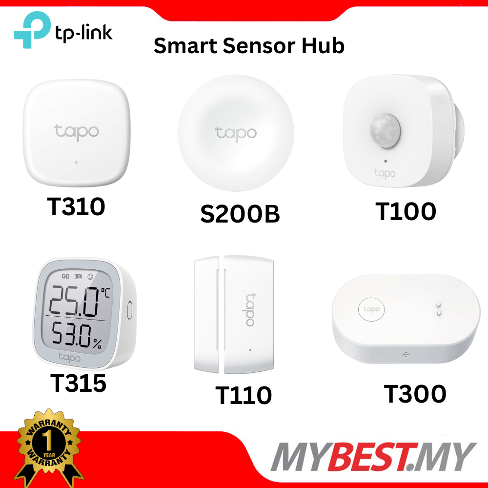 TP-Link Tapo Smart Hub with Chime Tapo T100 T110 T300 T310 T315 S200B Smart Sensor Smart Remote ...
