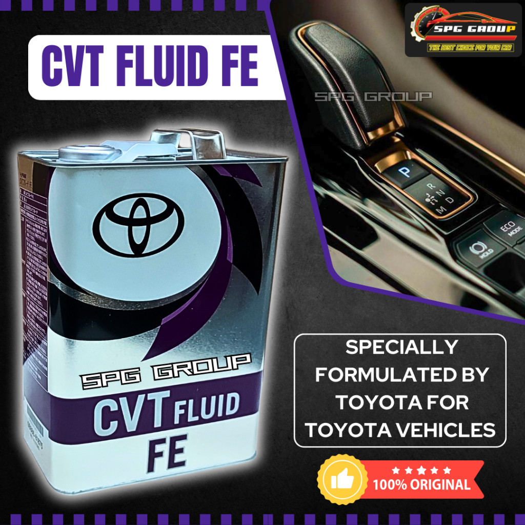 100% ORIGINAL TOYOTA CVT TRANMISSION FLUID ATF CVT FE OIL (4 LITERS ...