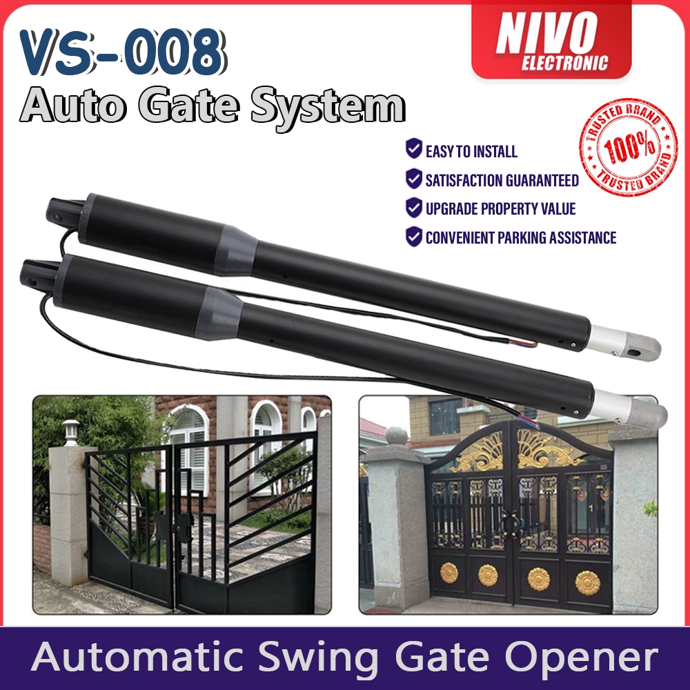 SWING ARM AUTOGATE SYSTEM SET OF SWING/ FOLDING AUTO GATE DC MOTOR SET ...