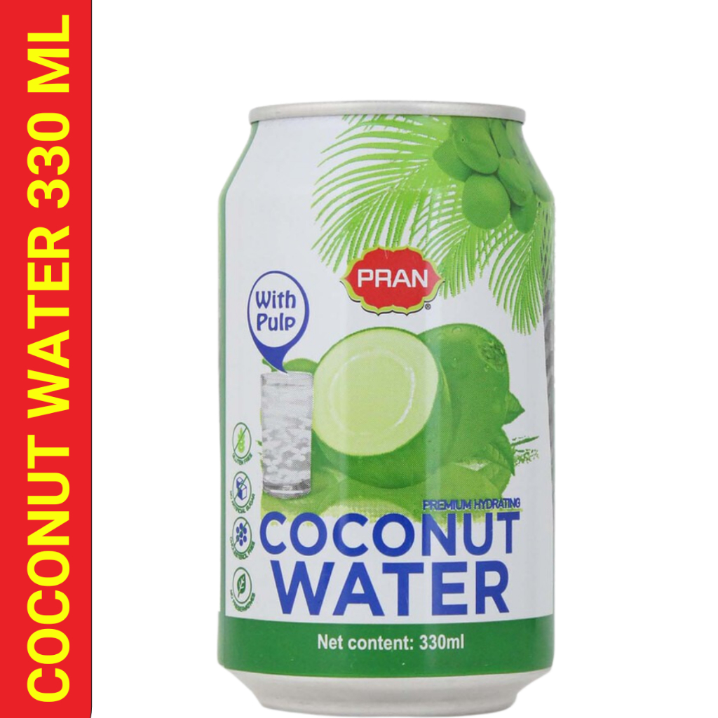 PRAN COCONUT WATER 100% WITH PULP 330 ML | Shopee Malaysia