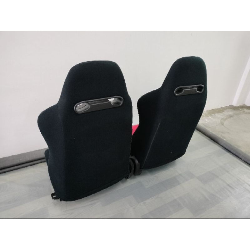 RECARO SR3 TOMCAT RED BLACK SEMI BUCKET SEAT SET | Shopee Malaysia