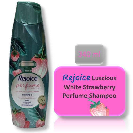 Rejoice Luscious White Strawberry Perfume Shampoo-Syampu-洗发水 (340ml ...