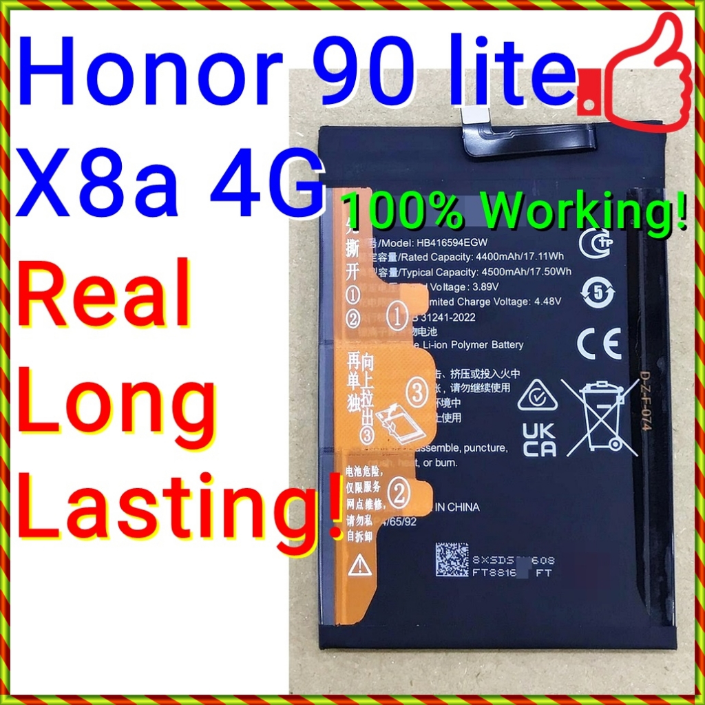(22.5W Fast Charge) NEW ORI Long Lasting Stable Battery HB416594EGW ...