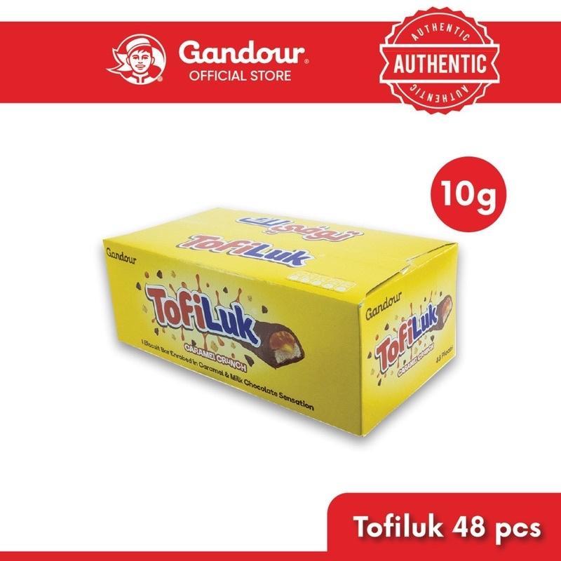 Tofiluk caramel crunch chocolate bar (10g) 48g food snacks Halal ...
