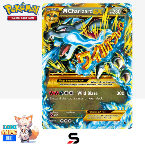 M Charizard-EX 108/106 XY Flashfire Gred S PTCG Pokemon Card Game | Shopee Malaysia